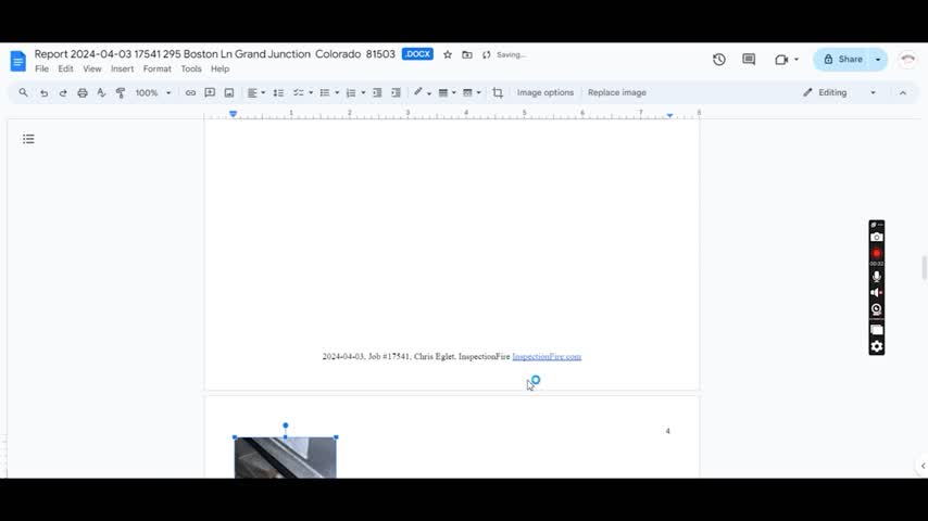 editing-report-word-format-mp4 – InspectionFire